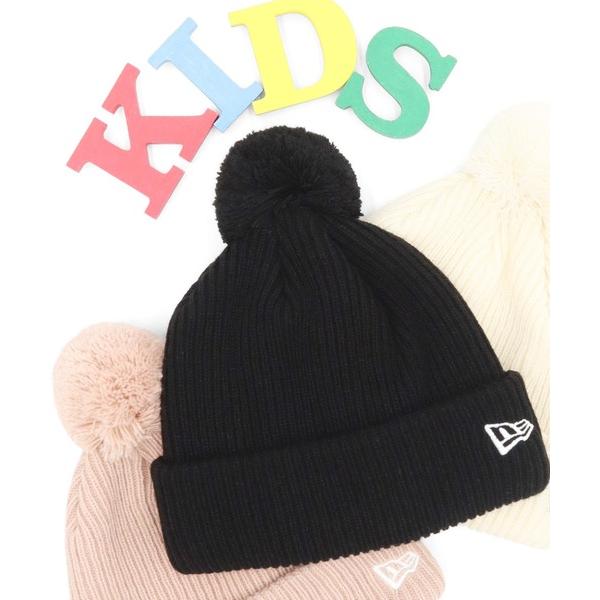 ZOZO問い合わせ番号:95578288ショップ:ONSPOTZ，オンスポッツブランド:NEW ERA，ニューエラ商品名:ニューエラ キッズ ポンポン付きニット帽 無地カテゴリ:帽子>ニットキャップ/ビーニーブランド品番:146716...