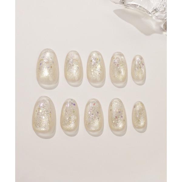 『タイムセール実施中』※このアイテムは返品・交換対象外商品です。コスメ商品ZOZO問い合わせ番号:95578700ショップ:Anail，エーネイルブランド:Anail，エーネイル商品名:3D水光ネイルゴールドクリアベージュラメオーバルネイル...