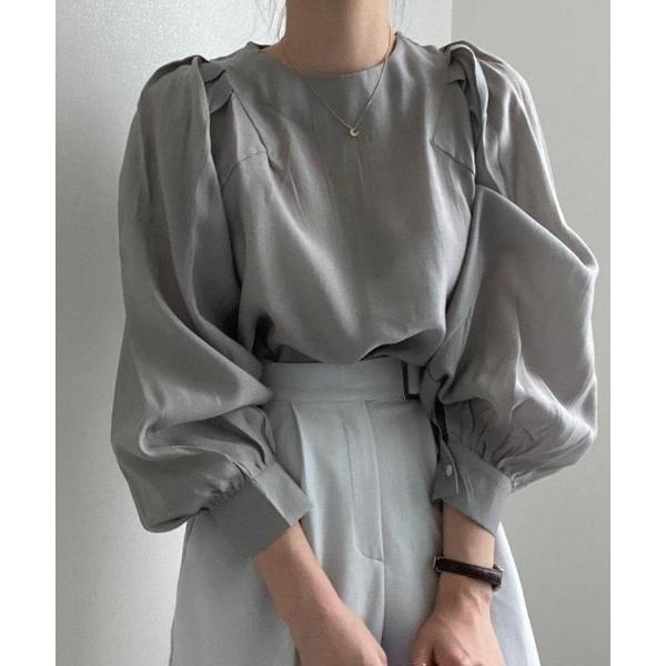 『タイムセール実施中』ZOZO問い合わせ番号:95578891ショップ:Ada.，エイダブランド:maison de LATIR，メゾンドラティール商品名:春夏オフィススタイルのパフスリーブ長袖シャツカテゴリ:トップス>シャツ/ブラウ...