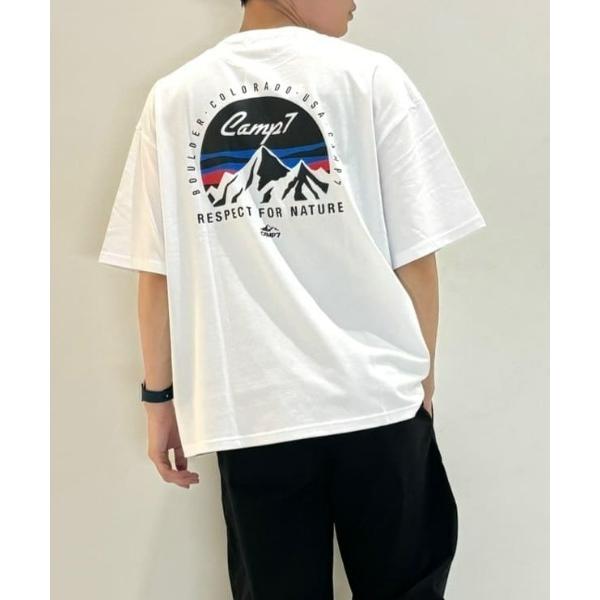 『タイムセール実施中』ZOZO問い合わせ番号:95610416ショップ:Right-on，ライトオンブランド:CAMP7，キャンプセブン，Right-on，ライトオン商品名:【店頭で人気】【CAMP7】マウンテンロゴグラフィックＴシャツカテ...