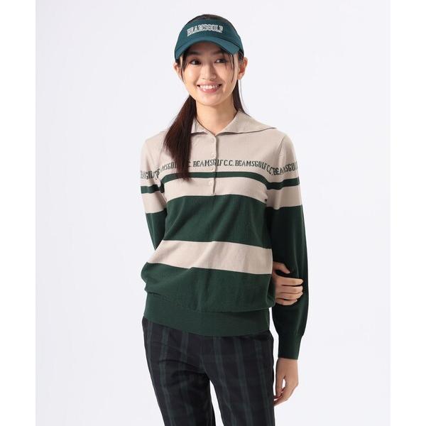 『タイムセール実施中』ZOZO問い合わせ番号:95610748ショップ:BEAMS GOLF，ビームスゴルフブランド:BEAMS GOLF，ビームスゴルフ商品名:ORANGE LABEL / 2WAY ボーダー ニットプルオーバーカテゴリ:...