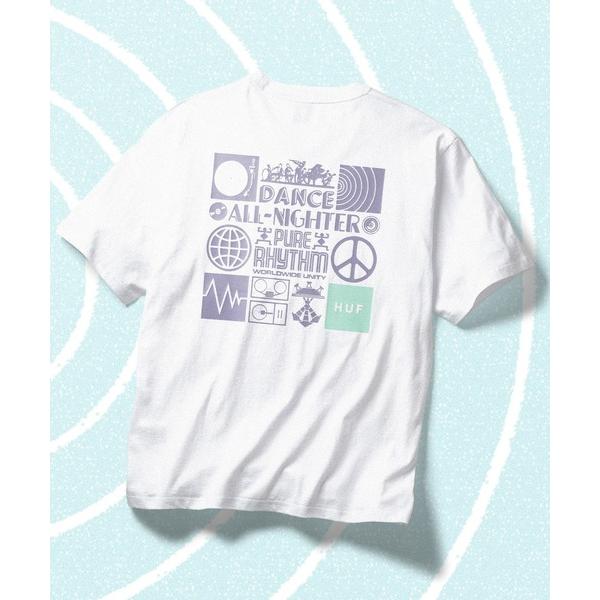 ZOZO問い合わせ番号:95611603ショップ:HUF，ハフブランド:HUF，ハフ商品名:SOUND WAVE TEEカテゴリ:トップス>Tシャツ/カットソーブランド品番:25M_TS80249素材:コットン100%カラー:ホワイト...