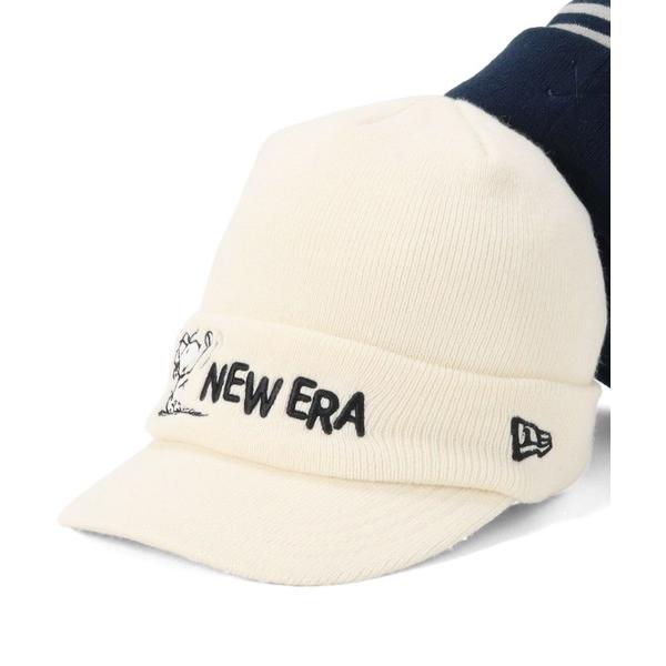 ZOZO問い合わせ番号:95611761ショップ:ONSPOTZ，オンスポッツブランド:NEW ERA，ニューエラ商品名:ニューエラゴルフ バイザーニット帽 ピーナッツ スヌーピーコラボカテゴリ:帽子>ニットキャップ/ビーニーブランド...