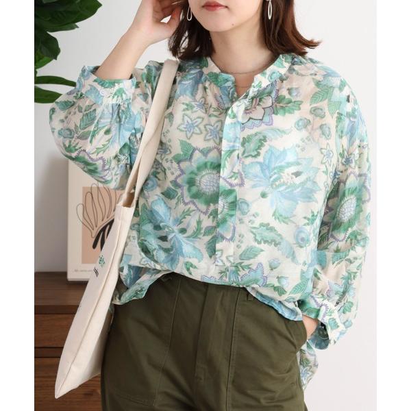 『タイムセール実施中』ZOZO問い合わせ番号:95612002ショップ:FUNALIVE，ファンアライブブランド:FUNALIVE，ファンアライブ商品名:je crois soi プリントシアー　ブラウスカテゴリ:トップス>シャツ/ブ...