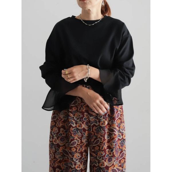 『セール実施中』ZOZO問い合わせ番号:95612987ショップ:NOMBRE IMPAIR，ノンブル アンペールブランド:FIL DE FER，フィルデフェール，NOMBRE IMPAIR，ノンブルアンペール商品名:40/2天竺　フレアス...