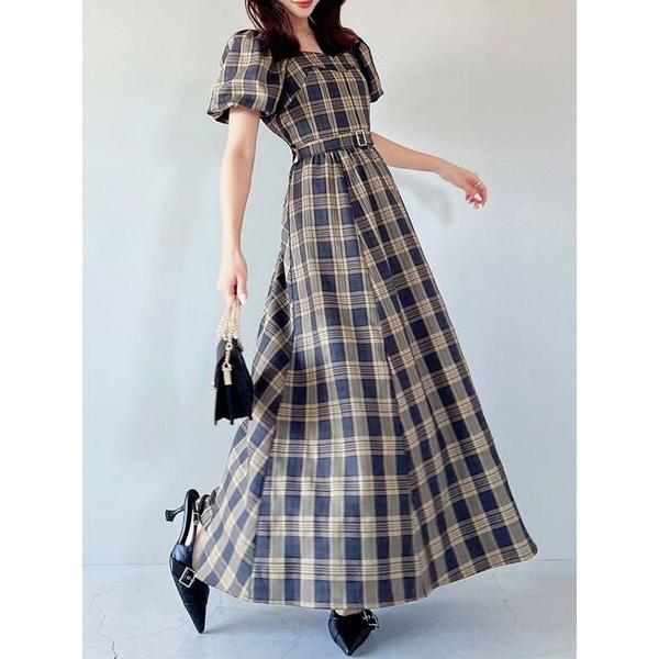 『タイムセール実施中』ZOZO問い合わせ番号:95613081ショップ:RESEXXY，リゼクシーブランド:RESEXXY，リゼクシー商品名:バルーンスリーブチェックワンピースカテゴリ:ワンピース/ドレス>ワンピースブランド品番:15...