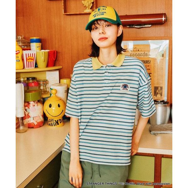 『セール実施中』ZOZO問い合わせ番号:95613626ショップ:niko and...，ニコアンドブランド:niko and...，ニコアンド商品名:【STRANGER THINGS】コラボ レトロボーダーポロシャツカテゴリ:トップス&g...