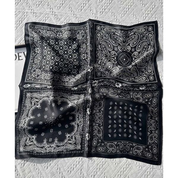 『タイムセール実施中』ZOZO問い合わせ番号:95613747ショップ:CERCA，チェルカブランド:Chiina，チーナ商品名:Chiina / レトロ ヴィンテージ風 プリント 総柄 スカーフ ヘッドスカーフ 67×67cmカテゴリ:財...