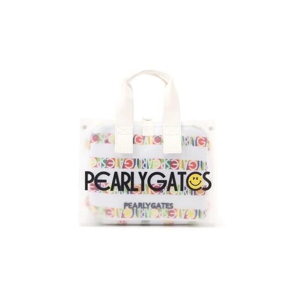 ZOZO問い合わせ番号:95645308ショップ:the HOUSE，ザハウスブランド:PEARLY GATES，パーリーゲイツ商品名:【PEARLY GATES】Bio PG SMILEシールボーダー柄TPUカートバッグ (UNISEX)...