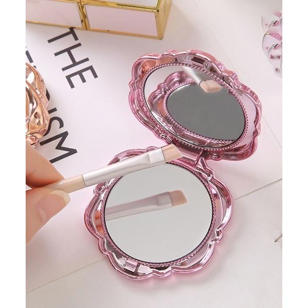 『タイムセール実施中』※このアイテムは返品・交換対象外商品です。ZOZO問い合わせ番号:95646423ショップ:CERCA，チェルカブランド:Ein，アイン商品名:Ein/ローズモチーフ 両面 メイク コンパクトミラー 鏡カテゴリ:ビュー...