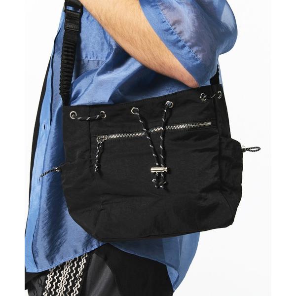 ZOZO問い合わせ番号:95647605ショップ:MAISON SPECIAL，メゾン スペシャルブランド:MAISON SPECIAL，メゾンスペシャル商品名:《UNISEX》Nylon Drawstring Bag/ナイロンドローストリ...