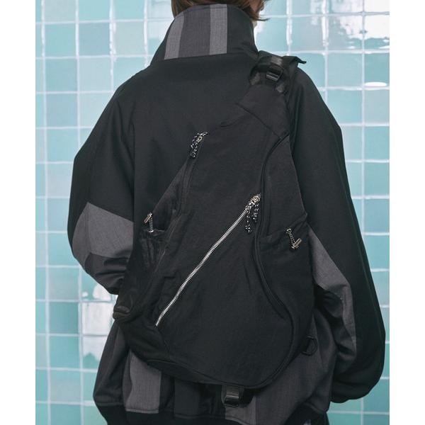 ZOZO問い合わせ番号:95647614ショップ:MAISON SPECIAL，メゾン スペシャルブランド:MAISON SPECIAL，メゾンスペシャル商品名:《UNISEX》Nylon Sling Bag/ナイロンスリングバッグ 【MA...