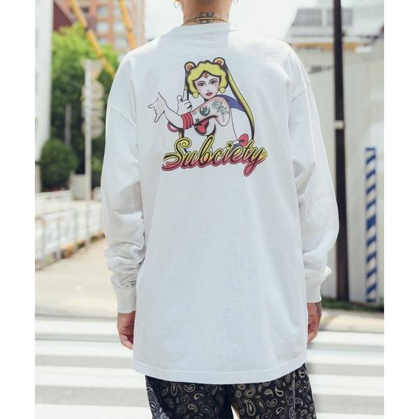 『セール実施中』ZOZO問い合わせ番号:95680288ショップ:Subciety，サブサエティブランド:Subciety，サブサエティ商品名:Moon light tee L/Sカテゴリ:トップス>Tシャツ/カットソーブランド品番:...