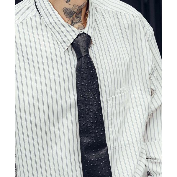 『セール実施中』ZOZO問い合わせ番号:95680321ショップ:Subciety，サブサエティブランド:Subciety，サブサエティ商品名:Ostrich effect tieカテゴリ:フォーマルスーツ/小物>ネクタイブランド品番...