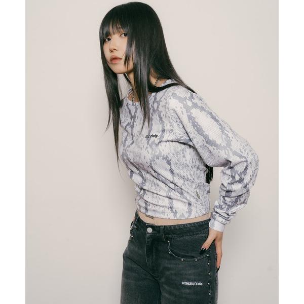 ZOZO問い合わせ番号:95680357ショップ:Subciety，サブサエティブランド:Subciety，サブサエティ商品名:Patterned waffle tee【WOMEN】カテゴリ:トップス>Tシャツ/カットソーブランド品番...