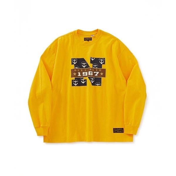 ZOZO問い合わせ番号:95680722ショップ:Seilin ＆ Co.，セイリンアンドコーブランド:BLUE BLUE，ブルーブルー商品名:SOUTHERN MFG CO. BLUEBLUE /N1967 ロングスリーブ Tシャツカテゴ...