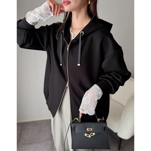 『セール実施中』ZOZO問い合わせ番号:95680837ショップ:STYLEDOOR，スタイルドアブランド:Emma Taylor，エマテイラー，STYLEDOOR，スタイルドア商品名:ダンボールドロストフレアヘムパーカーカテゴリ:トップス...
