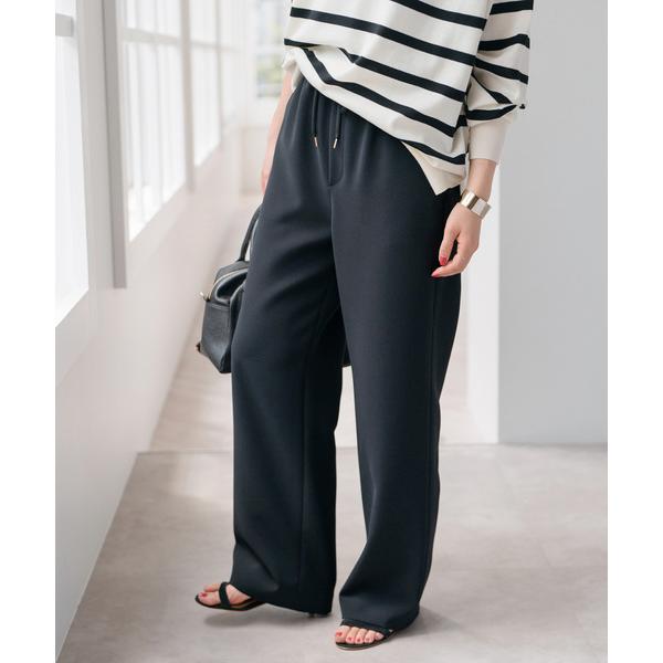 『セール実施中』ZOZO問い合わせ番号:95681830ショップ:Spick &amp; Span，スピック アンド スパンブランド:Spick &amp; Span，スピックアンドスパン商品名:ダブルクロスイージーパンツカテゴリ:パンツ&...