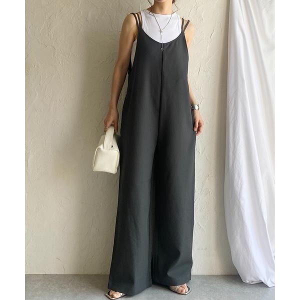 『セール実施中』ZOZO問い合わせ番号:95682436ショップ:wears，ウェアーズブランド:She's Closet，シーズクローゼット商品名:【低身長向けサイズあり】ダブルストラップオールインワンキャミサロペットカテゴリ:オールイン...
