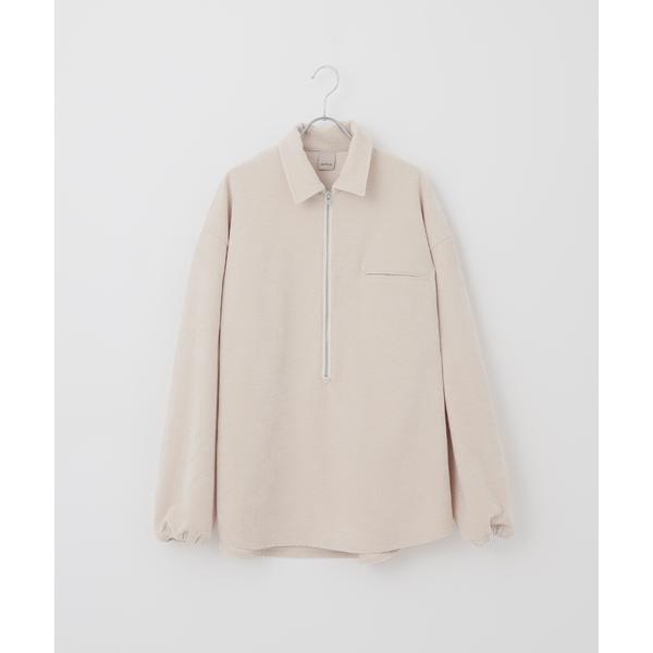 『セール実施中』ZOZO問い合わせ番号:95683429ショップ:JOINT WORKS，ジョイントワークスブランド:B.C STOCK，ベーセーストック商品名:【Deux Allures/ドゥ アリュール】ベロアハーフジッププルオーバーカ...