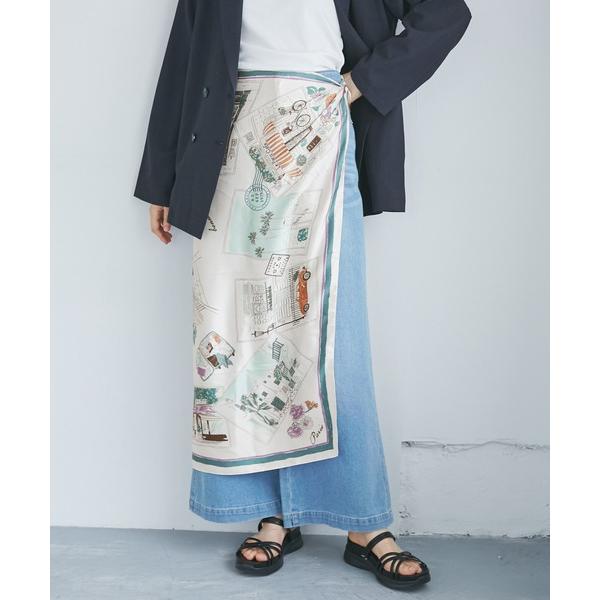 ZOZO問い合わせ番号:95713954ショップ:ROPE' PICNIC，ロぺピクニックブランド:ROPE' PICNIC，ロペピクニック商品名:Souvenirs de voyage スカーフカテゴリ:財布/小物>バンダナ/スカー...