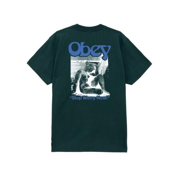 ZOZO問い合わせ番号:95714610ショップ:Kinetics，キネティクスブランド:OBEY，オベイ商品名:OBEY STOP WORRY NOW CLASSIC T-SHIRT（オベイ ストップ ウォーリー ナウ クラシックTシャツ...