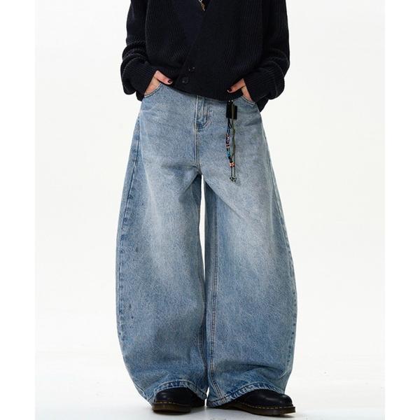 ZOZO問い合わせ番号:95715382ショップ:chuclla，チュクラブランド:WESTBOY，ウエストボーイ，MASONPRINCE，メイソンプリンス商品名:ルーズバギーデニムパンツ ワイドデニムパンツWO25S11PT06【WB O...