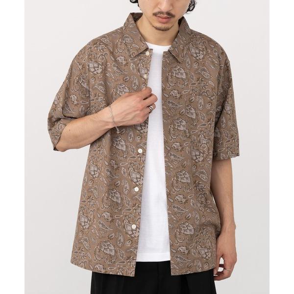 『タイムセール実施中』ZOZO問い合わせ番号:95715904ショップ:SETUP7，セットアップセブンブランド:SETUP7，セットアップセブン商品名:【SETUP7】＜つぶし衿＞リネンブレンド総柄プリントRGシャツ(ABI) MNY 5...