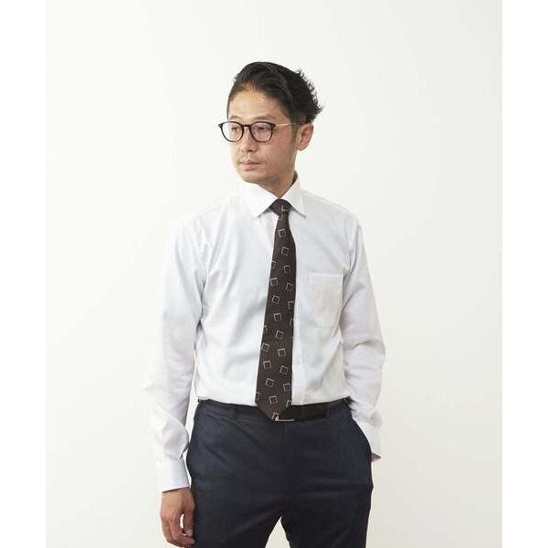 ZOZO問い合わせ番号:95716646ショップ:MEN'S MELROSE，メンズ メルローズブランド:MEN'S MELROSE，メンズメルローズ商品名:ストライプ / ツイル / ヘリンボーン ドレスシャツカテゴリ:トップス>シ...