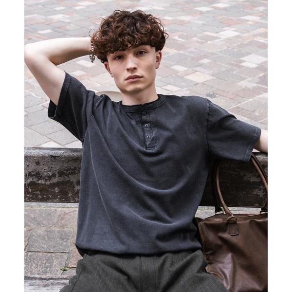 『セール実施中』ZOZO問い合わせ番号:95747300ショップ:kutir，クティールブランド:kutir，クティール商品名:DRAWCORD HENLEY NECK TSHIRTHN／ドローコードヘンリーネックTシャツカテゴリ:トップス...