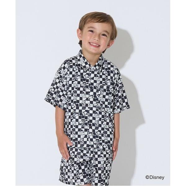 『セール実施中』ZOZO問い合わせ番号:95778058ショップ:petit main，プティマインブランド:b・ROOM，ビールーム商品名:【Disney】【セットアップ可】総柄シャツカテゴリ:トップス>シャツ/ブラウスブランド品番...