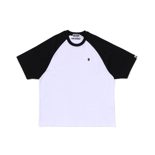 ZOZO問い合わせ番号:95809014ショップ:A BATHING APE，ア ベイシング エイプブランド:A BATHING APE，アベイシングエイプ商品名:ONE POINT RELAXED FIT RAGLAN TEEカテゴリ:ト...