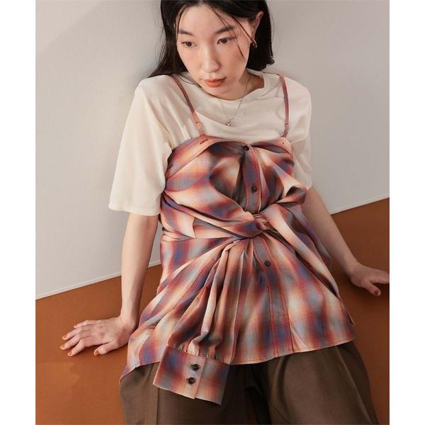 『タイムセール実施中』ZOZO問い合わせ番号:95809360ショップ:titivate，ティティベイトブランド:titivate，ティティベイト商品名:マルチウェイチェックオーバーシャツカテゴリ:トップス>シャツ/ブラウスブランド品...