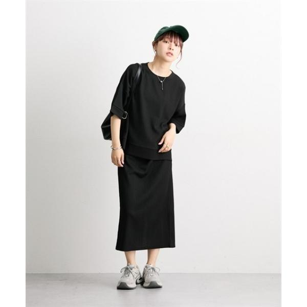 ZOZO問い合わせ番号:95810180ショップ:nissen，ニッセンブランド:nissen，ニッセン商品名:楊柳カットソージャガード上下セットアップ（配色半袖ＰＯ＋タイトスカート）カテゴリ:ジャケット/アウター>セットアップブラン...