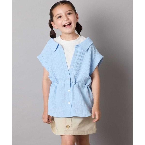 『タイムセール実施中』ZOZO問い合わせ番号:95840906ショップ:a.v.v，アー・ヴェ・ヴェブランド:a.v.v，アーヴェヴェ商品名:【接触冷感/ジメジメ対策】[120-160]ポコポコレイヤード風ブラウスカテゴリ:トップス>...