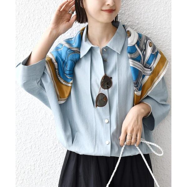 ZOZO問い合わせ番号:95841827ショップ:SHIPS for women，シップス フォー ウィメンブランド:SHIPS，シップス商品名:【WEB限定】〈手洗い可能〉デニム ライク タック 裾 ドロスト 羽織 シャツカテゴリ:トップ...