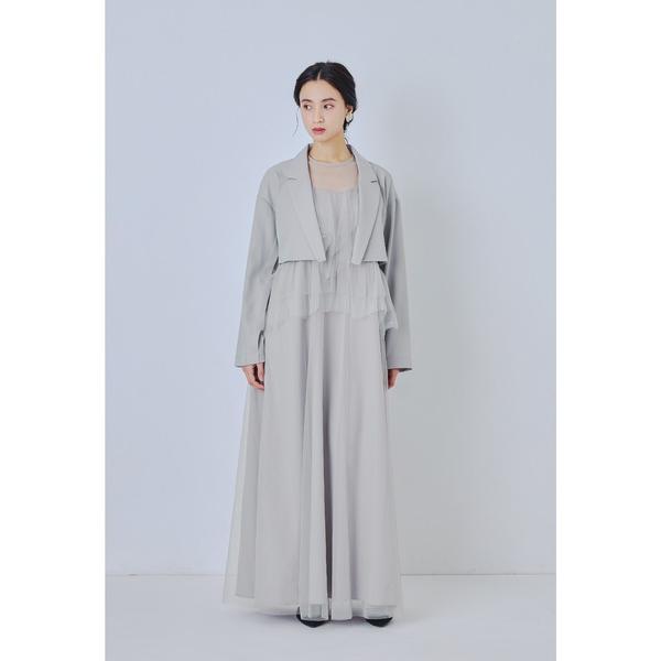 『タイムセール実施中』ZOZO問い合わせ番号:95842427ショップ:bflat，ビーフラットブランド:niana，ニアナ，et.UNiVER，エトユニベール商品名:フローリッシュブラウスセットアップドレス 3点セット ショート丈ジャケッ...