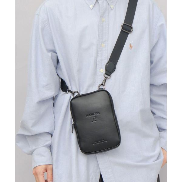 ZOZO問い合わせ番号:95843688ショップ:A.M.S.，エーエムエスブランド:KANGOL，カンゴール商品名:レザー調 マルチ スマホショルダーバッグカテゴリ:バッグ>ショルダーバッグブランド品番:DYS-188素材:ポリウレ...