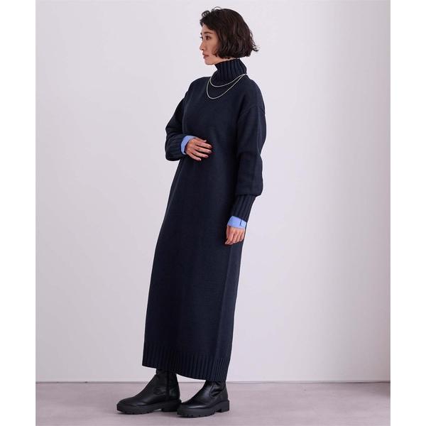 『タイムセール実施中』ZOZO問い合わせ番号:95843802ショップ:ur's，ユアーズブランド:ur's，ユアーズ商品名:タートルネックIラインニットワンピースカテゴリ:ワンピース/ドレス>ワンピースブランド品番:BGXU1885...