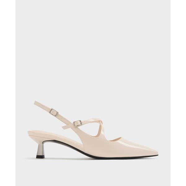 ZOZO問い合わせ番号:95876829ショップ:CHARLES &amp; KEITH，チャールズ＆キースブランド:CHARLES &amp; KEITH，チャールズ &amp; キース商品名:ポインテッドトゥ クロスオーバースリングバッ...