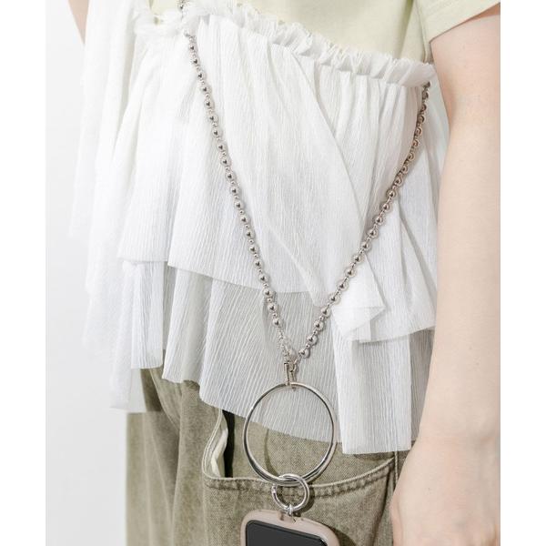 『セール実施中』ZOZO問い合わせ番号:95877408ショップ:URBAN RESEARCH，アーバンリサーチブランド:SMELLY，スメリー商品名:ボールチェーンマルチショルダーカテゴリ:PC・スマホグッズ/家電>スマホケース/カ...