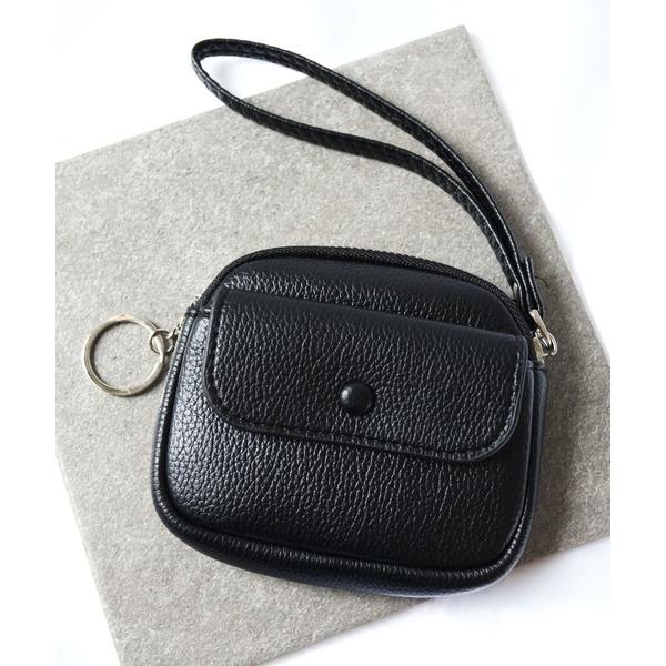 『タイムセール実施中』ZOZO問い合わせ番号:95877736ショップ:Port，ポートブランド:Port，ポート商品名:【 Port / ポート 】 キーチェーン付き コンパクト フラット ポーチ / ミニ財布 #カテゴリ:財布/小物&g...
