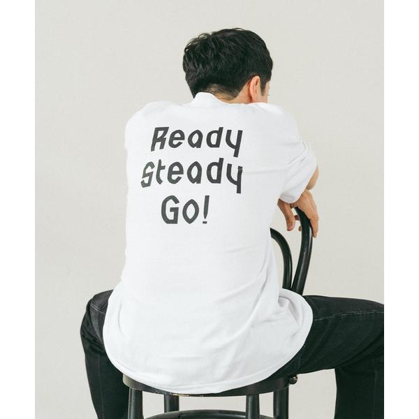 『セール実施中』ZOZO問い合わせ番号:95877845ショップ:EDIFICE，エディフィスブランド:EDIFICE，エディフィス商品名:Ready Steady Go! / レディーステディゴー 別注 プリント Tシャツカテゴリ:トップ...
