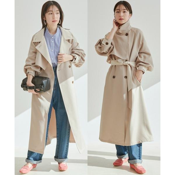 『セール実施中』参考価格：8，470円発売時期：2021年12月コンディション：C（やや使用感あり）使用感があり、やや気になる傷や汚れがあるアイテム首周り：汚れ付属品：ベルト参考商品名：【WEB限定】配色カラーで魅せるスタンドカラーオーバー...