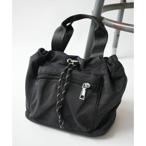 『タイムセール実施中』ZOZO問い合わせ番号:95909268ショップ:Port，ポートブランド:Port，ポート商品名:【 Port / ポート 】 フロント ポケット ドロスト ナイロン ハンドバッグ / ショルダーバッグ #カテゴリ:...