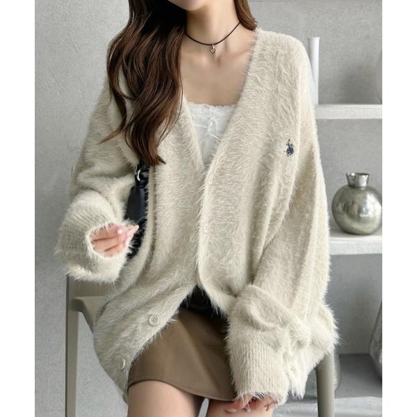 『タイムセール実施中』ZOZO問い合わせ番号:95910524ショップ:Ada.，エイダブランド:U.S. POLO ASSN.，ユーエスポロアッスン，Ada.，エイダ商品名:【U.S. POLO ASSN.】フェザーニット Vネック カー...