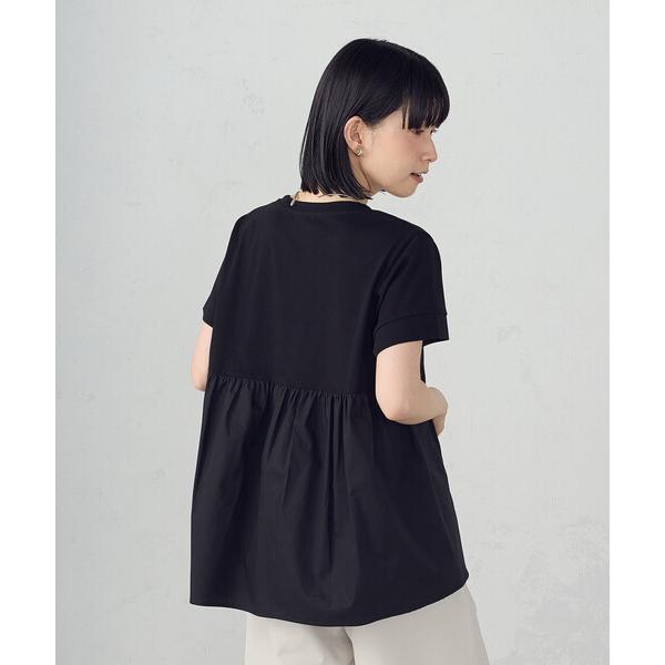 ZOZO問い合わせ番号:95911800ショップ:COMME CA ISM，コムサイズムブランド:COMME CA ISM，コムサイズム商品名:切り替え　コンビカットソーカテゴリ:トップス>Tシャツ/カットソーブランド品番:12-68...