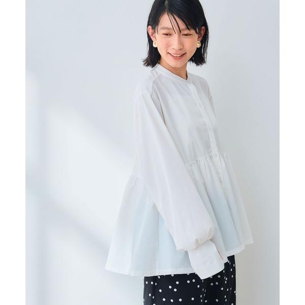 『タイムセール実施中』ZOZO問い合わせ番号:95911885ショップ:cross marche，クロスマルシェブランド:CROSS FUNCTION，クロスファンクション商品名:《UV》エブ楽 ラッシュガードギャザーペプラムブラウス【CR...