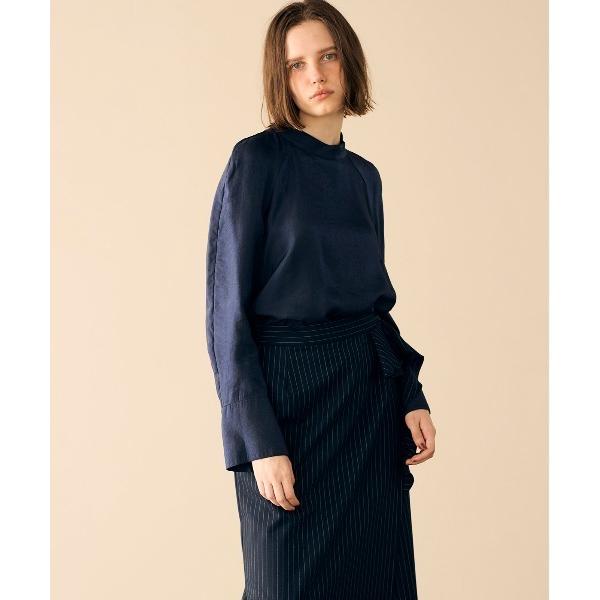 『セール実施中』ZOZO問い合わせ番号:95917250ショップ:MARILYN MOON，マリリンムーンブランド:Marilyn Moon，マリリンムーン商品名:viscose satin raglan blouseカテゴリ:トップス&g...