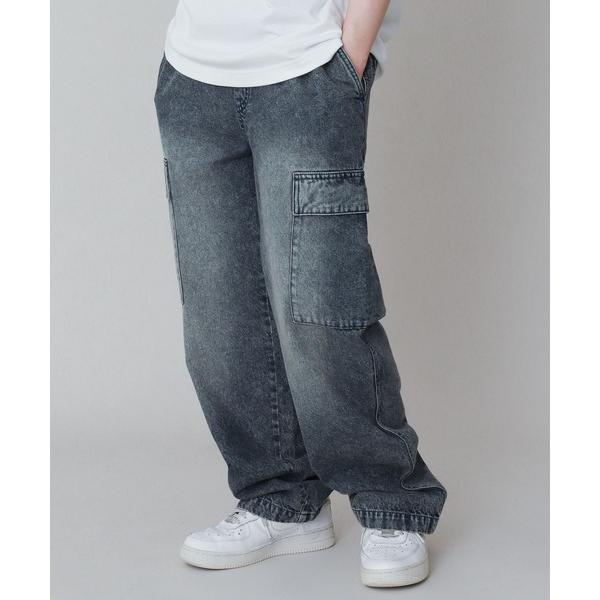 『セール実施中』ZOZO問い合わせ番号:95942290ショップ:WEGO，ウィゴーブランド:WEGO，ウィゴー商品名:WEGO/デニムイージーカーゴパンツ(JUNIOR)カテゴリ:パンツ>デニムパンツブランド品番:WE25SS06-...